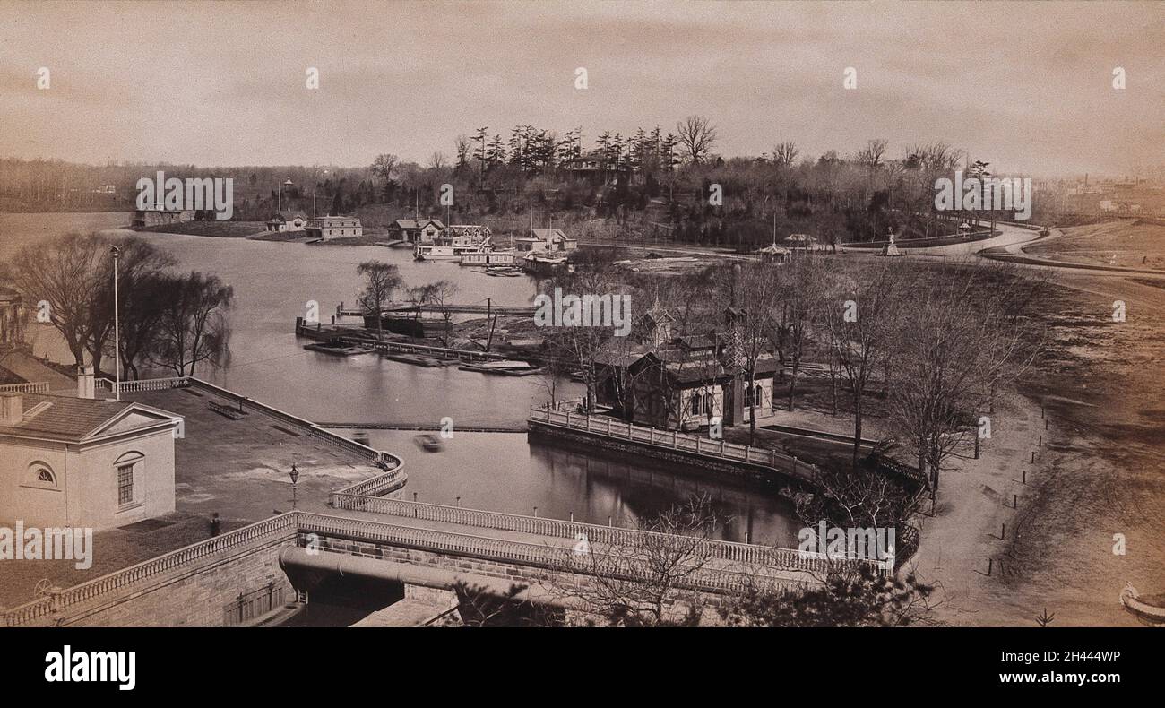 Fairmount Park, Philadelphia, Pennsylvania: showing the Schuylkill ...