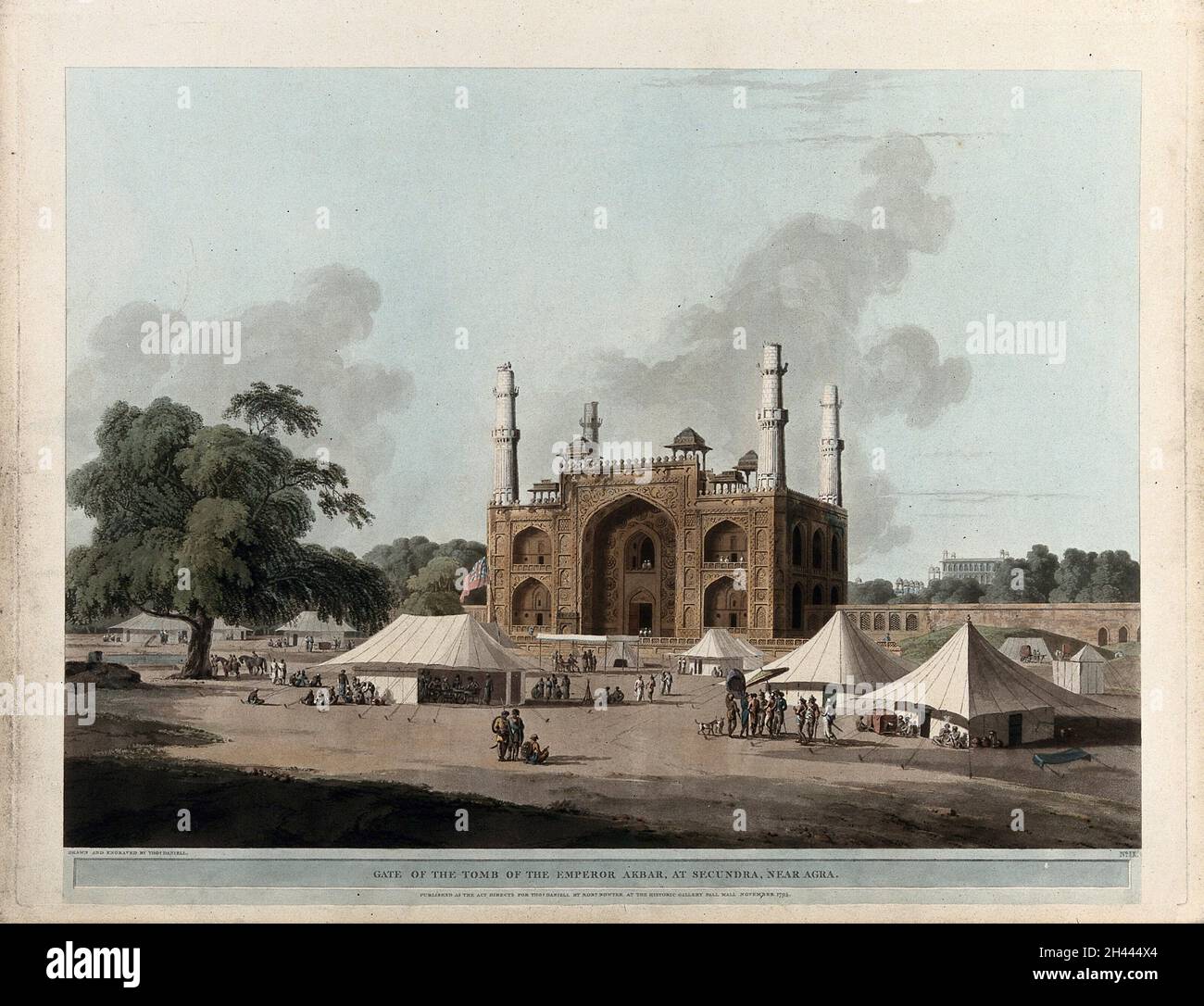 Sikandra, near Agra, Uttar Pradesh: gateway to the mausoleum of the ...