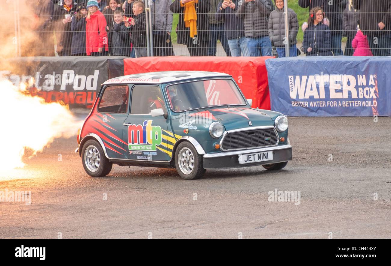 The Jet Mini on display at the Flame & Thunder event at Santa Pod ...
