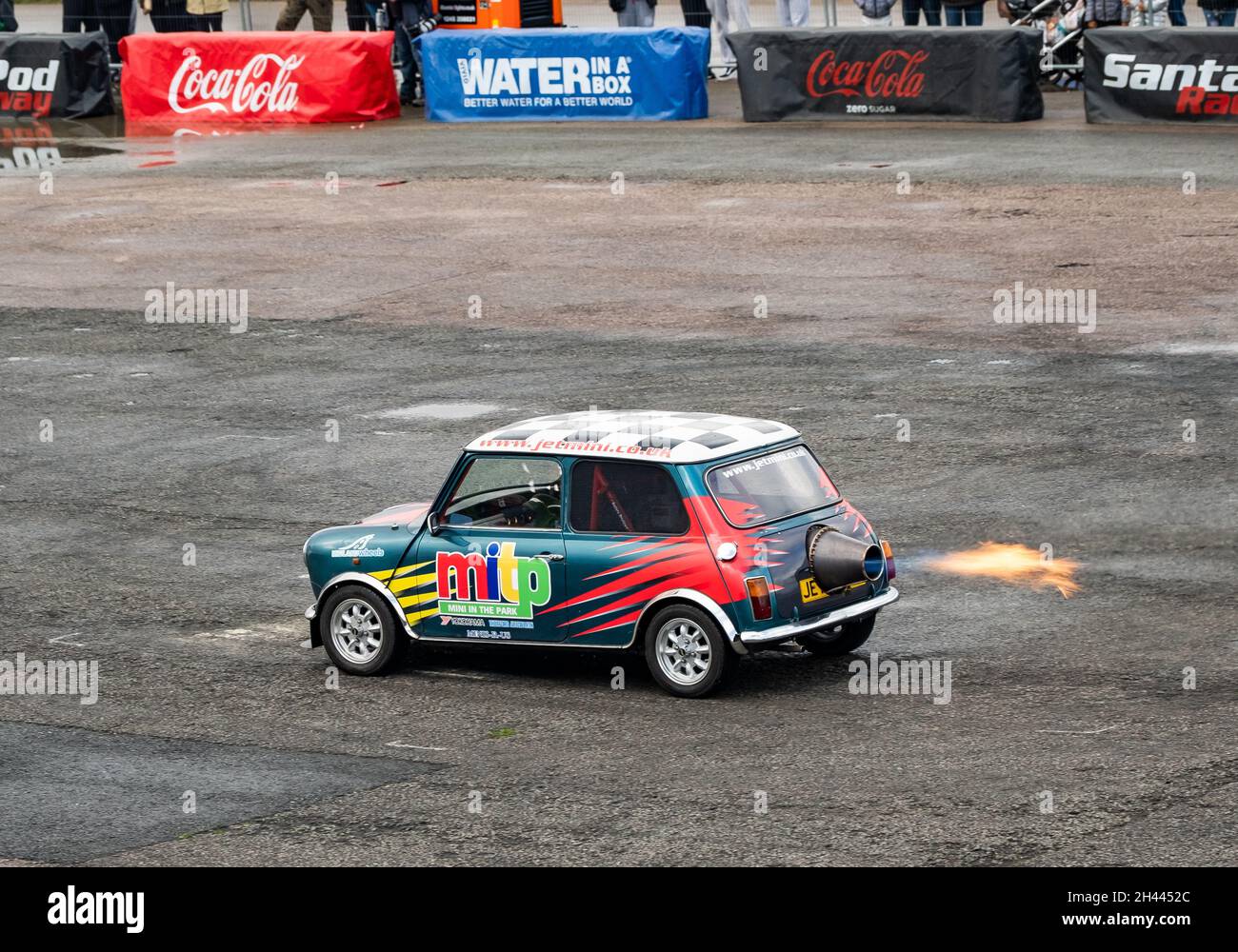 The Jet Mini on display at the Flame & Thunder event at Santa Pod ...