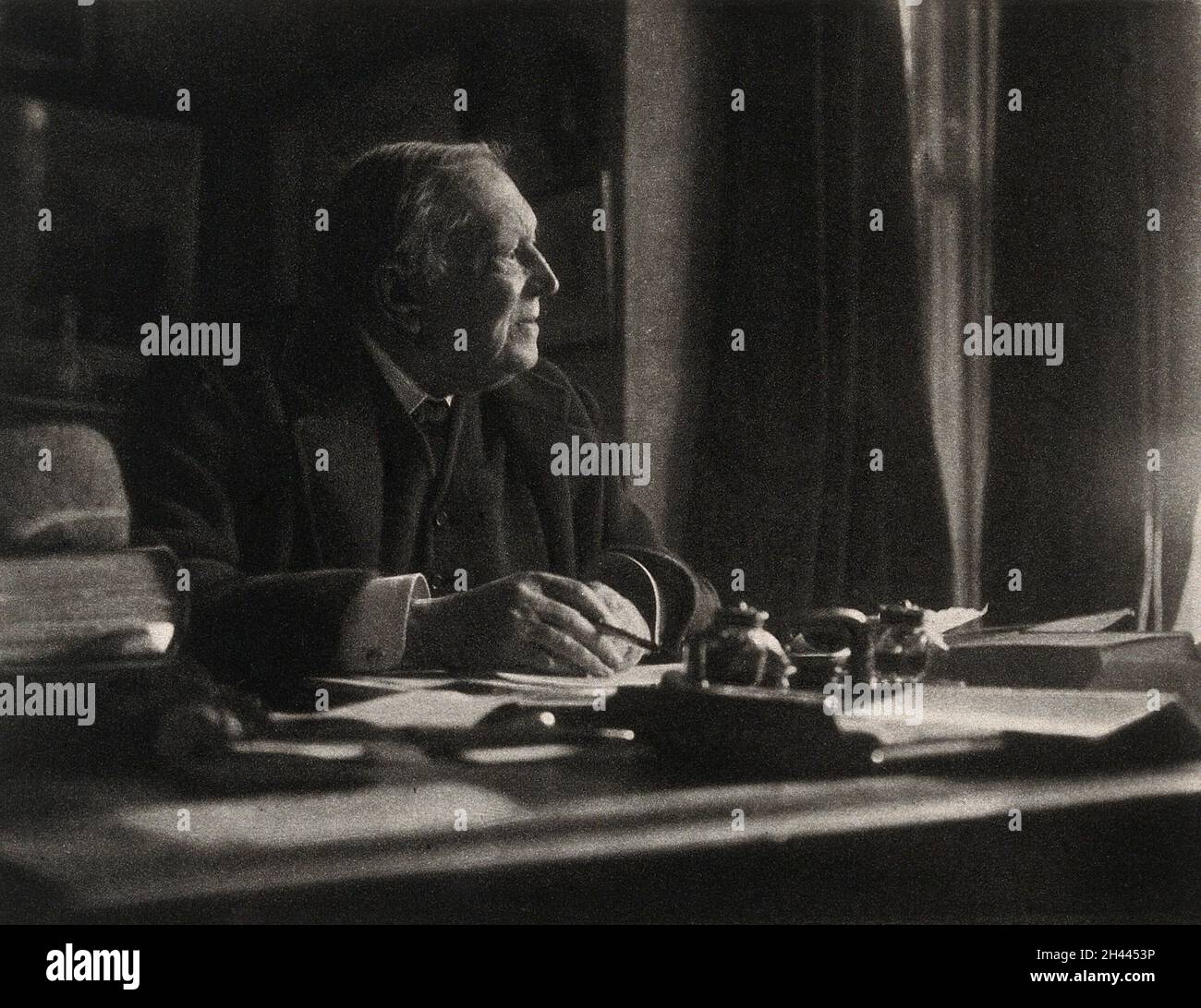 Sir Henry Enfield Roscoe. Photogravure by Rich & Co., 1914, after D ...