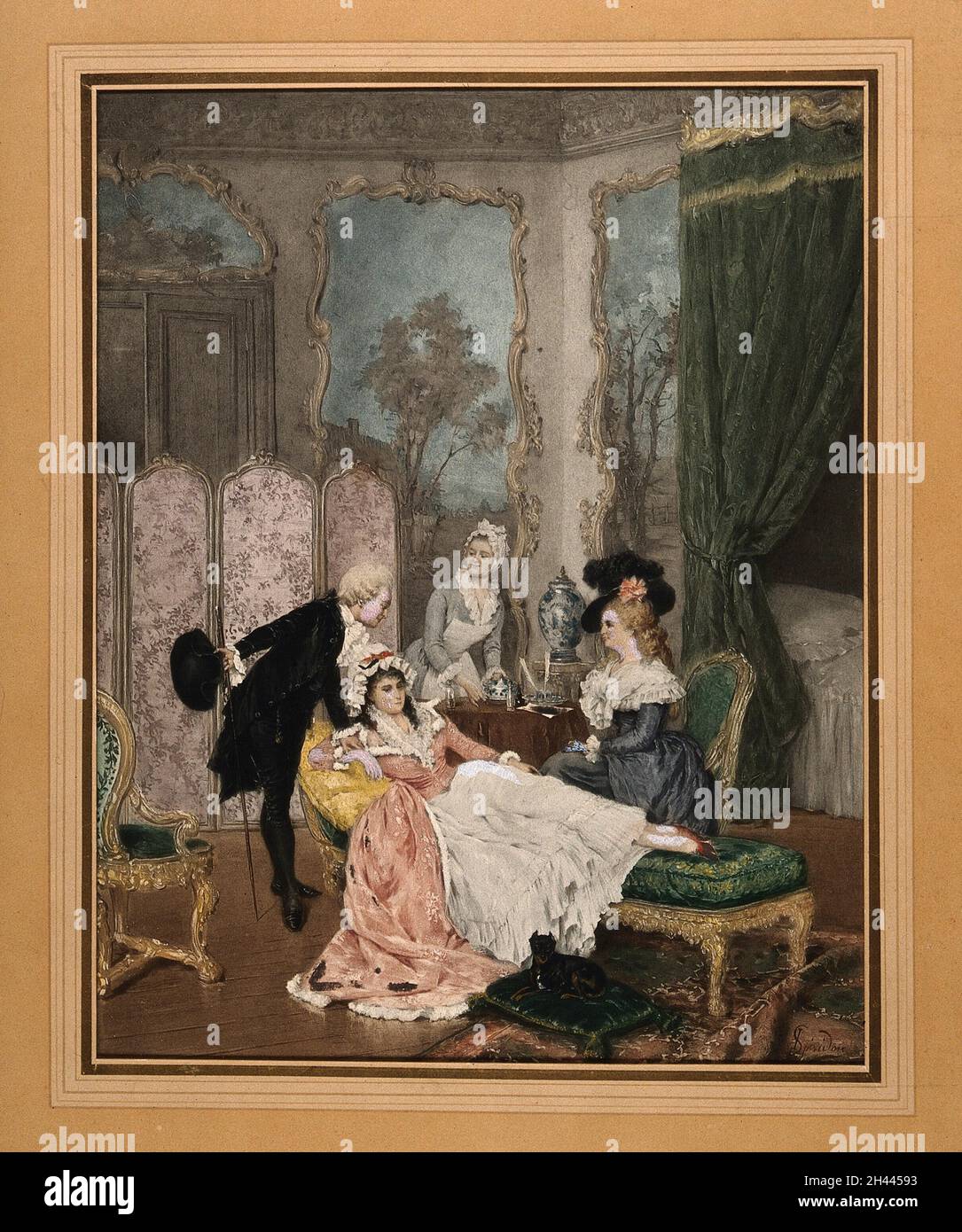 Boudoir of 19th century home hi-res stock photography and images - Alamy
