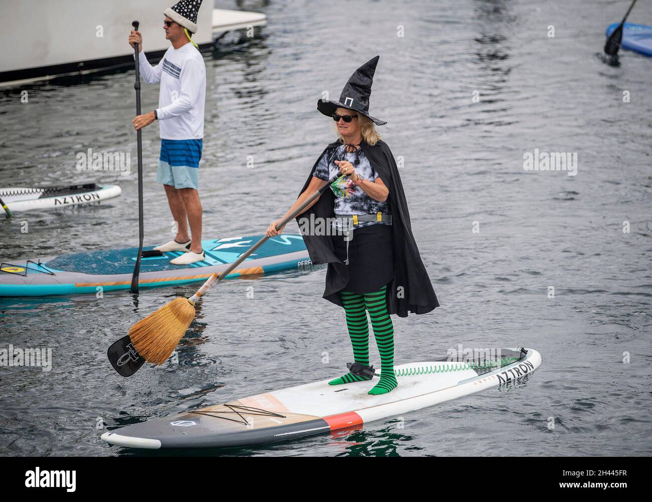 Santa Barbara, California, USA. 31st Oct, 2021. Witches and other ...