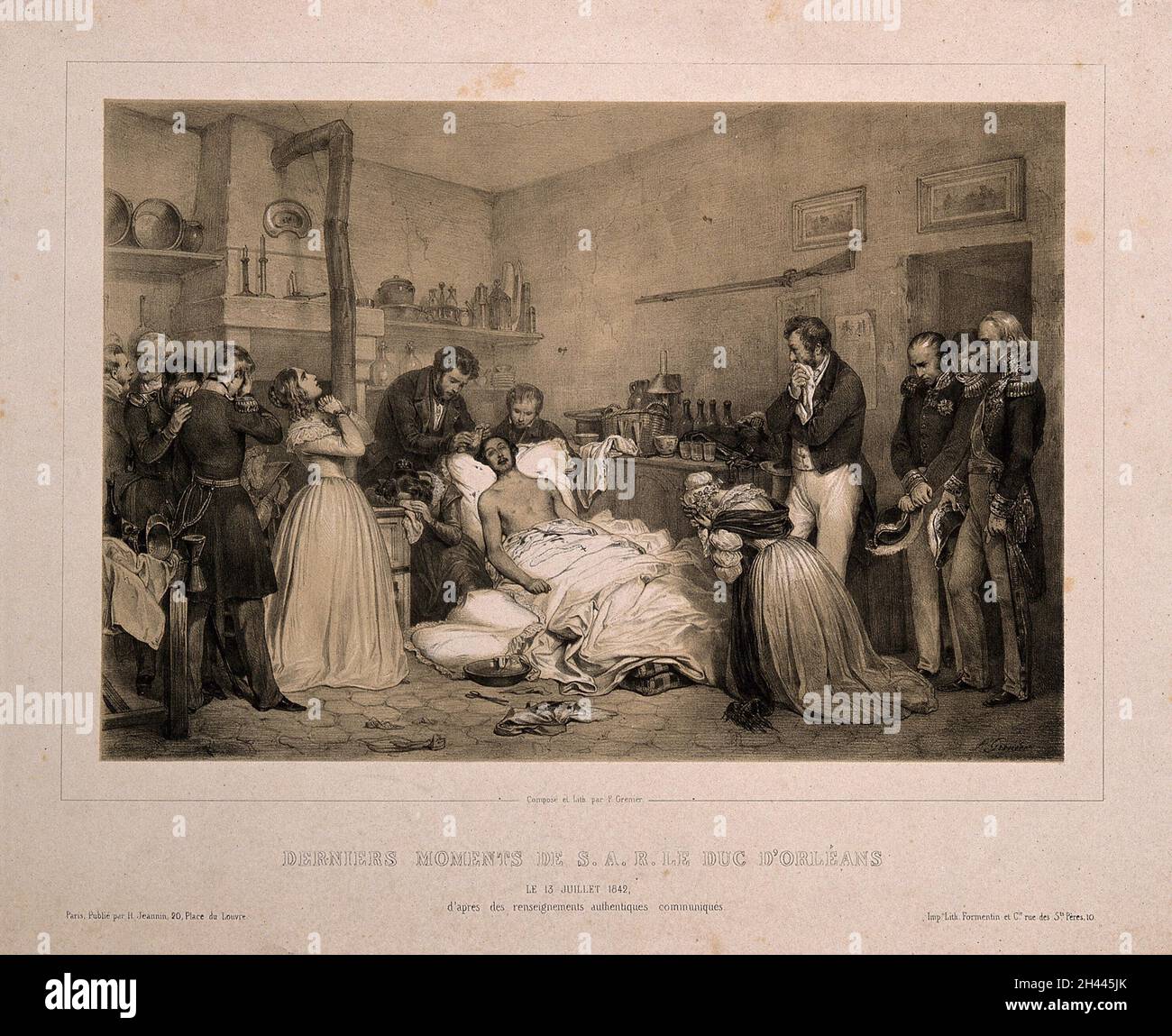 1842 engraving hi-res stock photography and images - Alamy