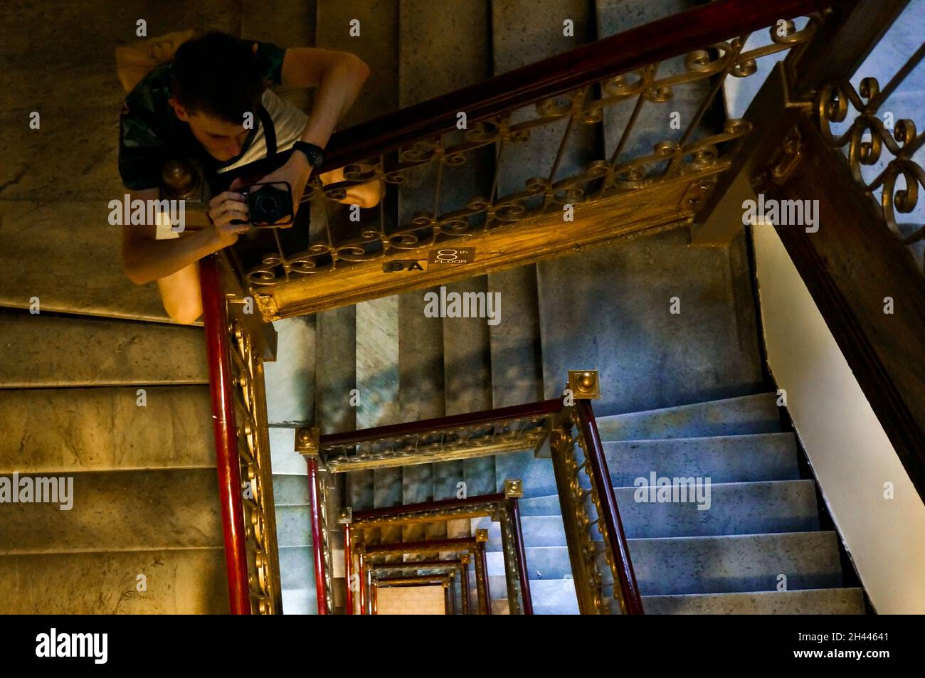 Squared staircase hi-res stock photography and images - Alamy