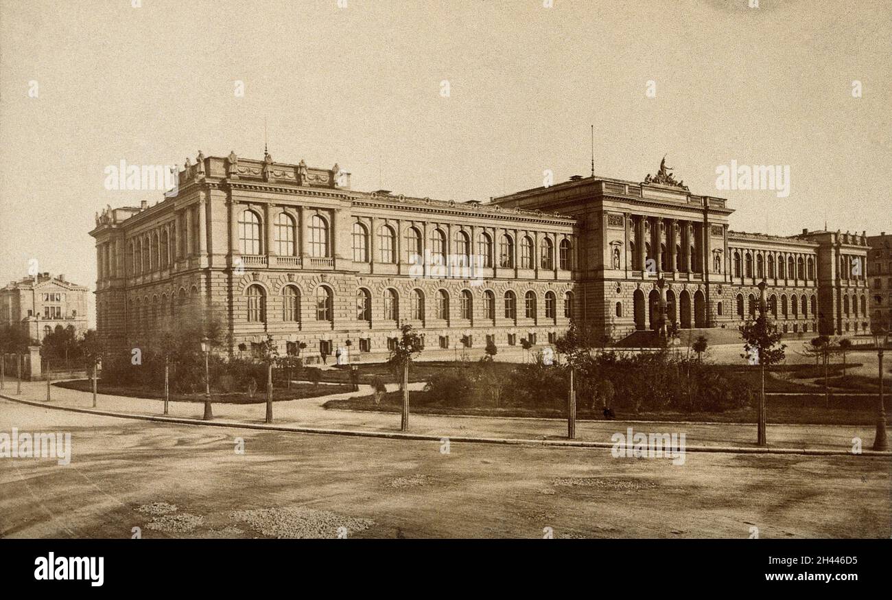 Strasbourg University. Photograph by Maison Ad. Braun & Cie Stock Photo ...