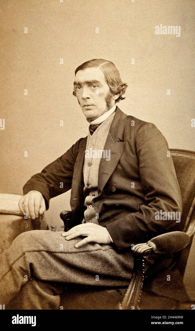 John Russell Hind. Photograph by Maull & Polyblank Stock Photo - Alamy