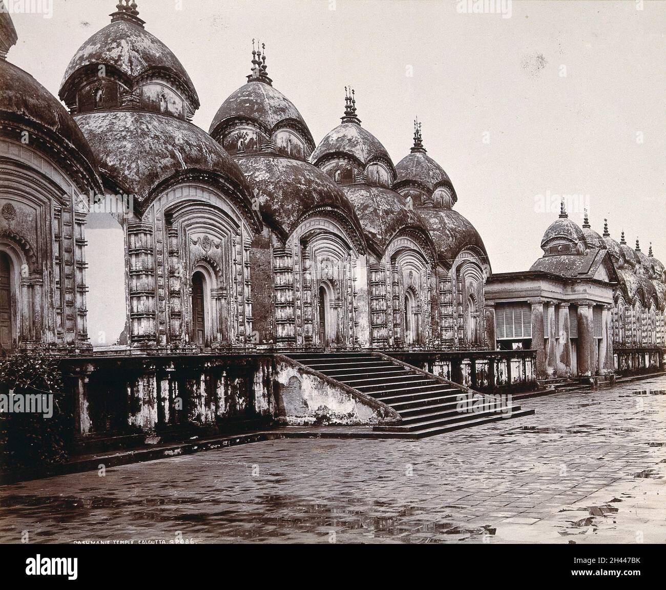 Kolkata, India: a temple. Photograph, ca. 1890 Stock Photo - Alamy