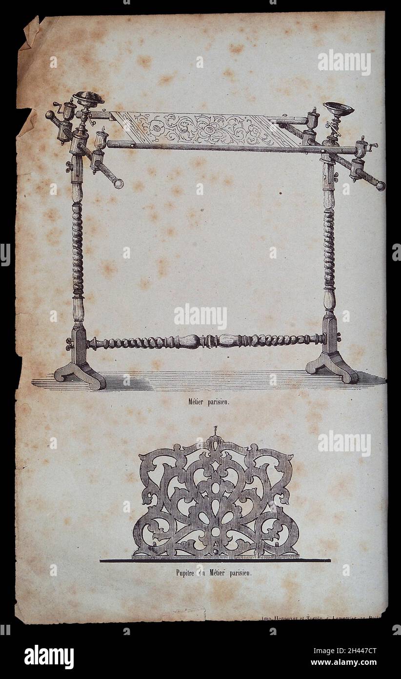 Making a tapestry hi-res stock photography and images - Alamy