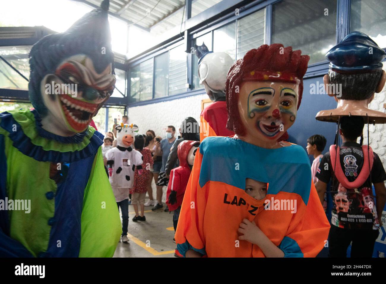 Escazu, San Jose, Costa Rica. 31st Oct, 2021. DÃ-a de la Mascarada, or ...