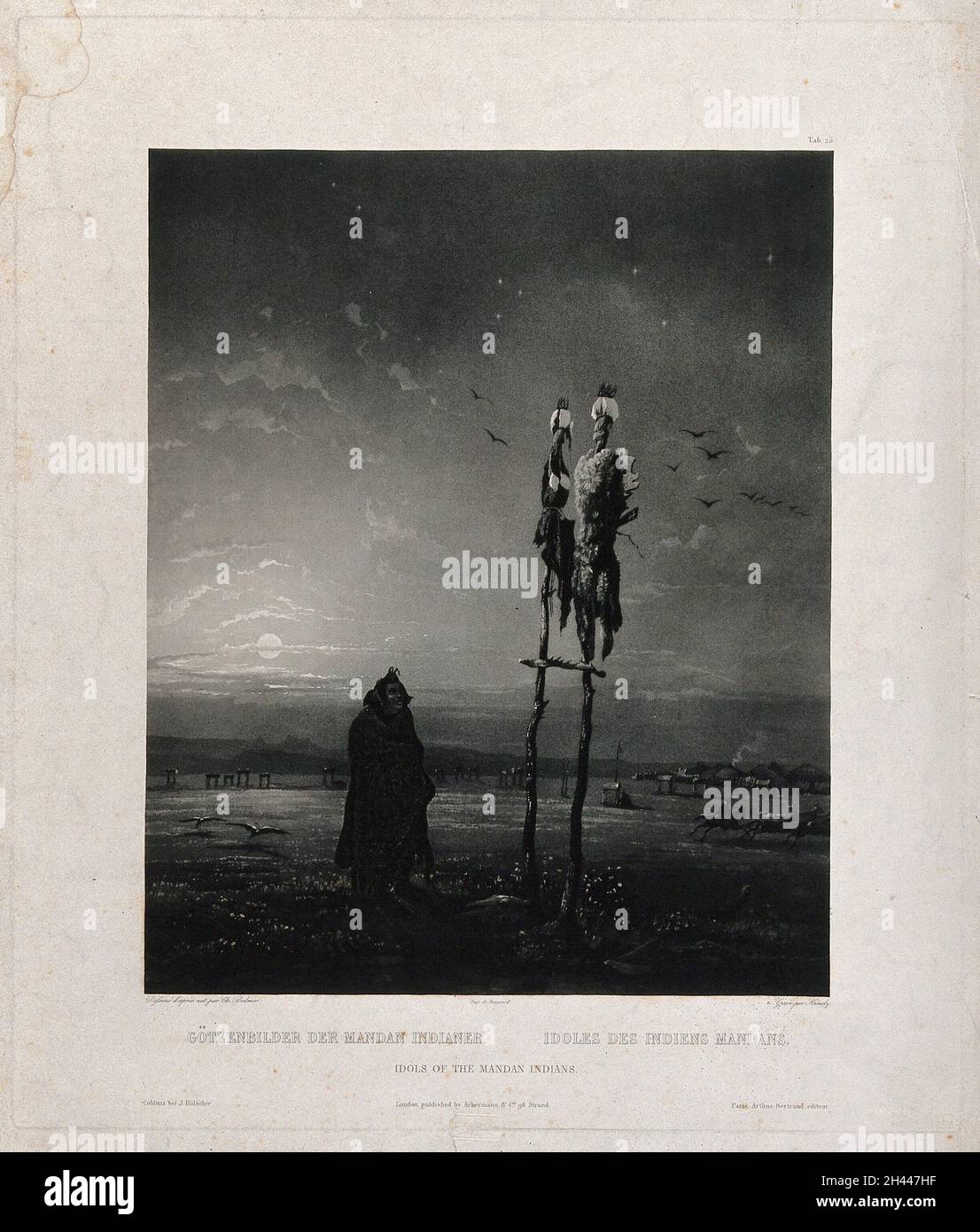 Mandan tribe hi-res stock photography and images - Alamy