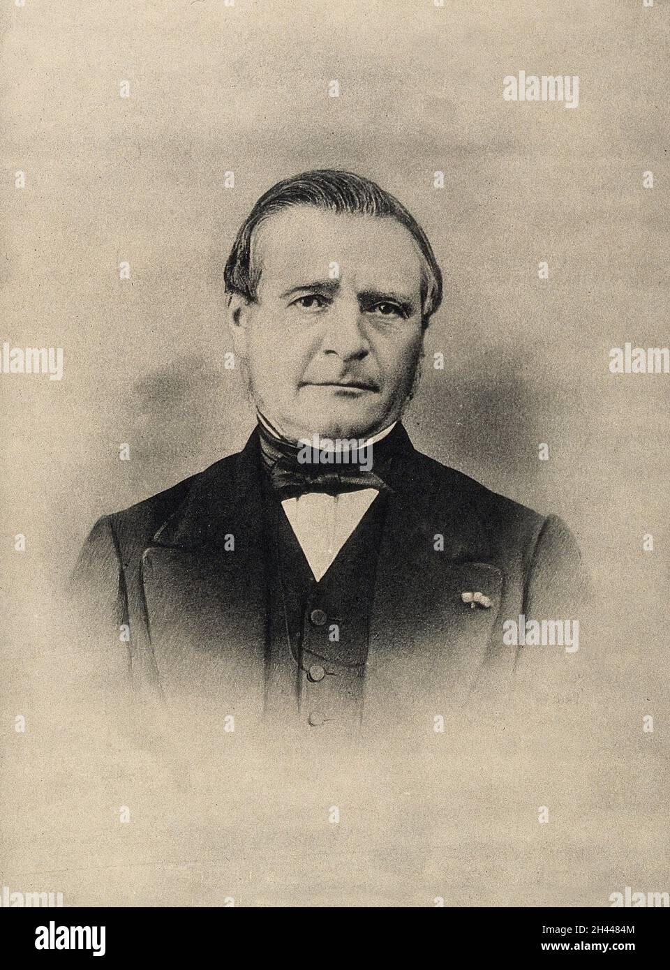 Louis Auguste Mercier. Photograph of a lithograph (?) after G. Penabert ...