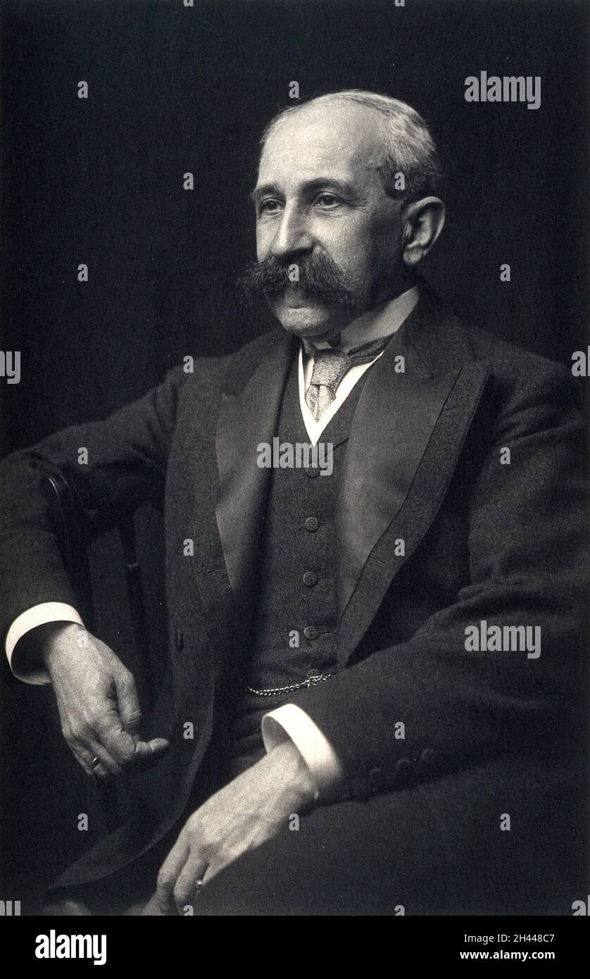 Sir Felix Semon. Photograph Stock Photo - Alamy
