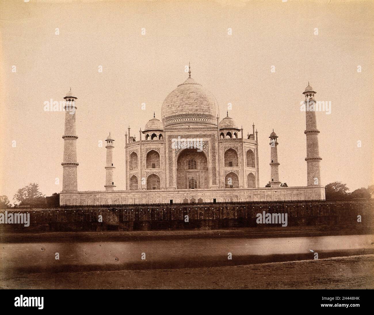 The Taj Mahal, Agra, India. Photograph, ca. 1900 Stock Photo - Alamy