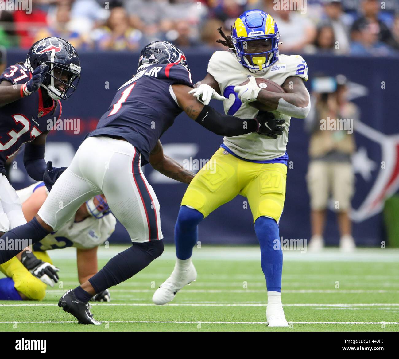 Houston, Texas, USA. October 31, 2021: Los Angeles Rams running back ...