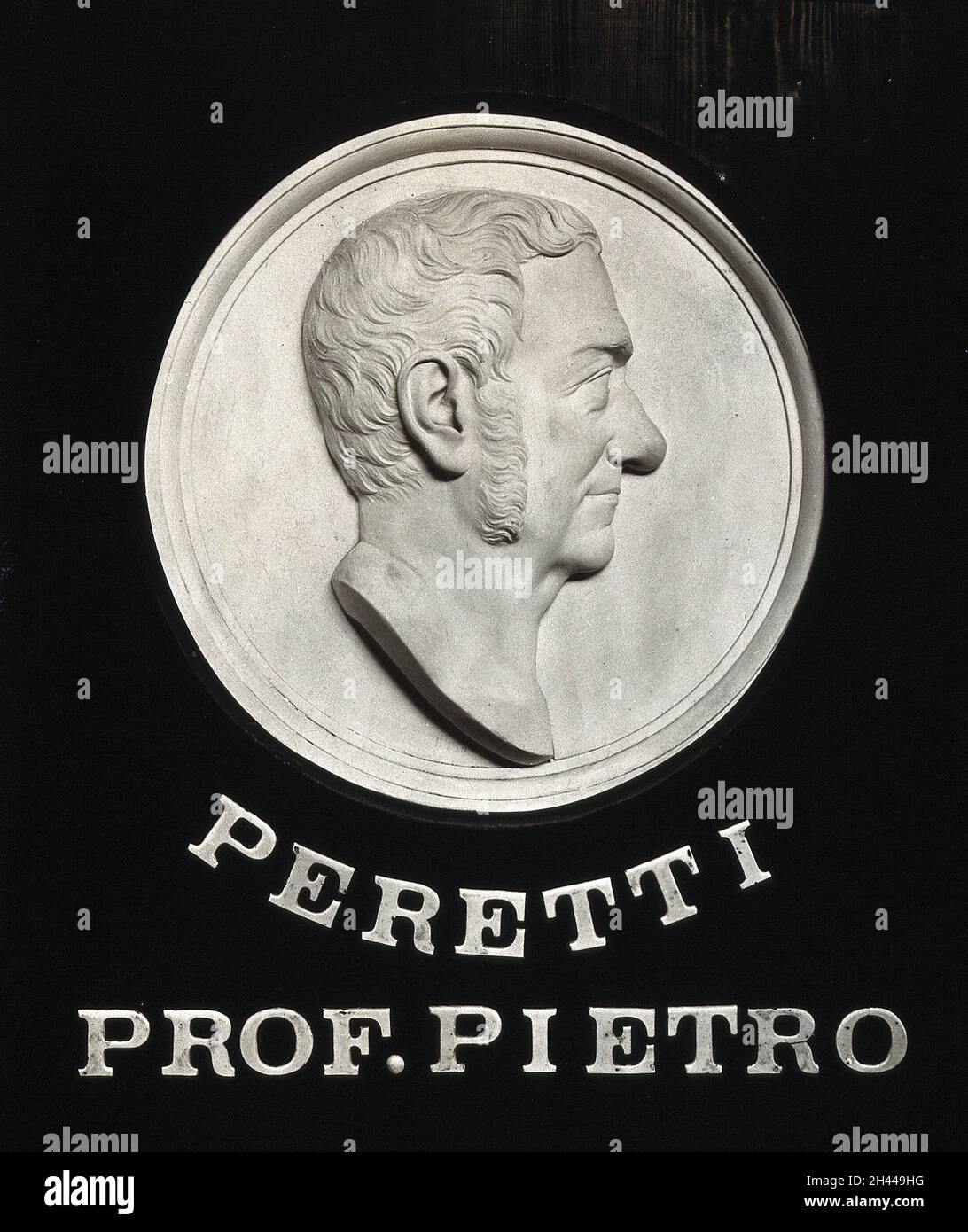 Pietro Peretti. Photograph after a relief Stock Photo - Alamy