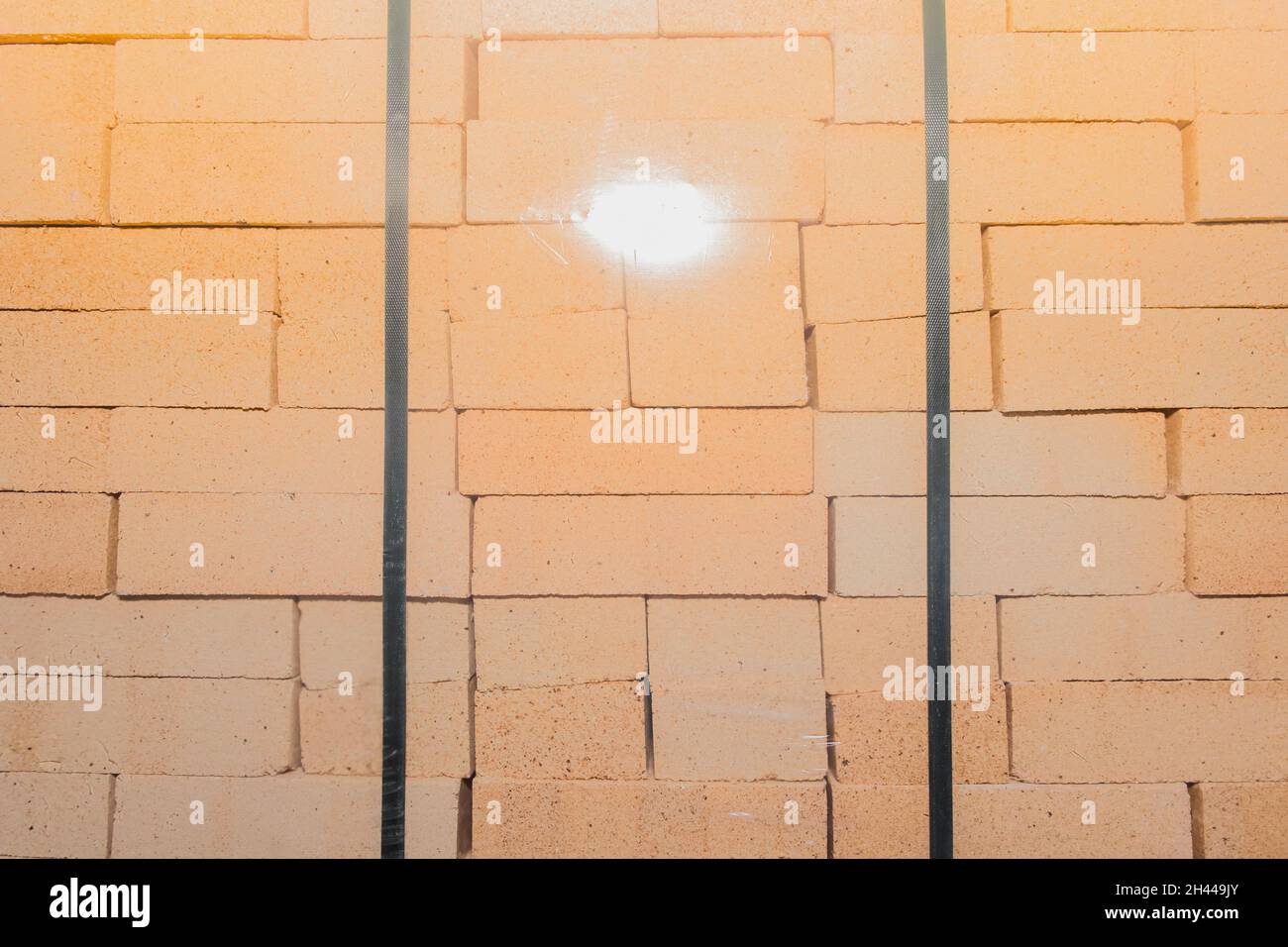 A bunch of refractory bricks, fire-resistant brick blocks Stock Photo ...