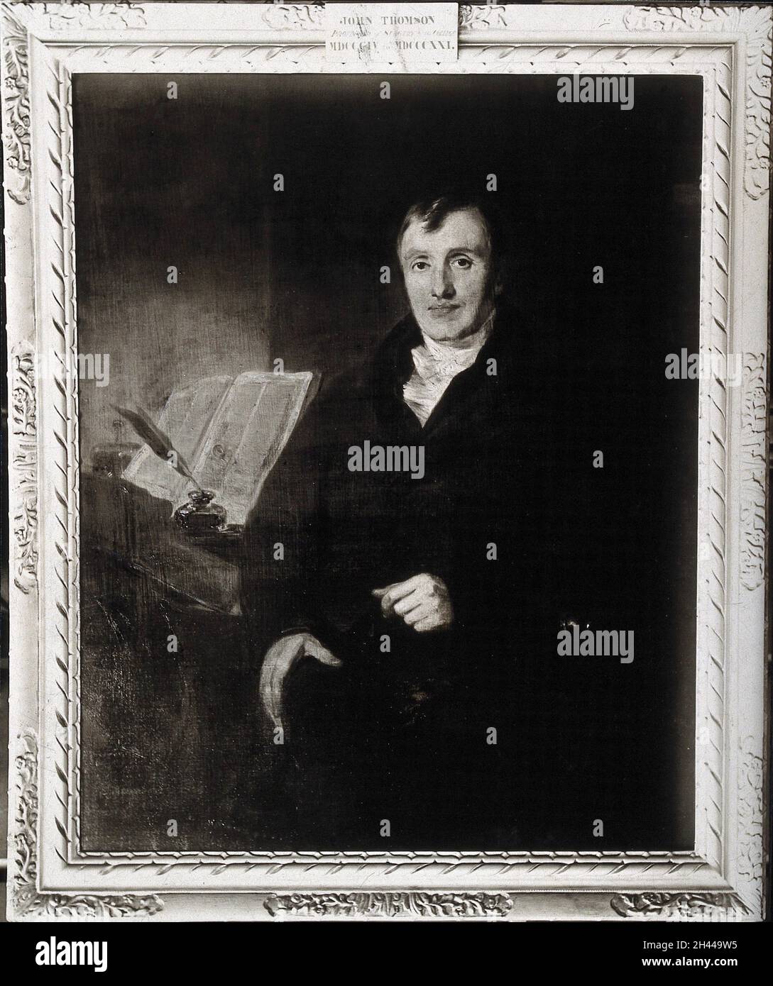 John Thomson. Photograph after a painting Stock Photo - Alamy