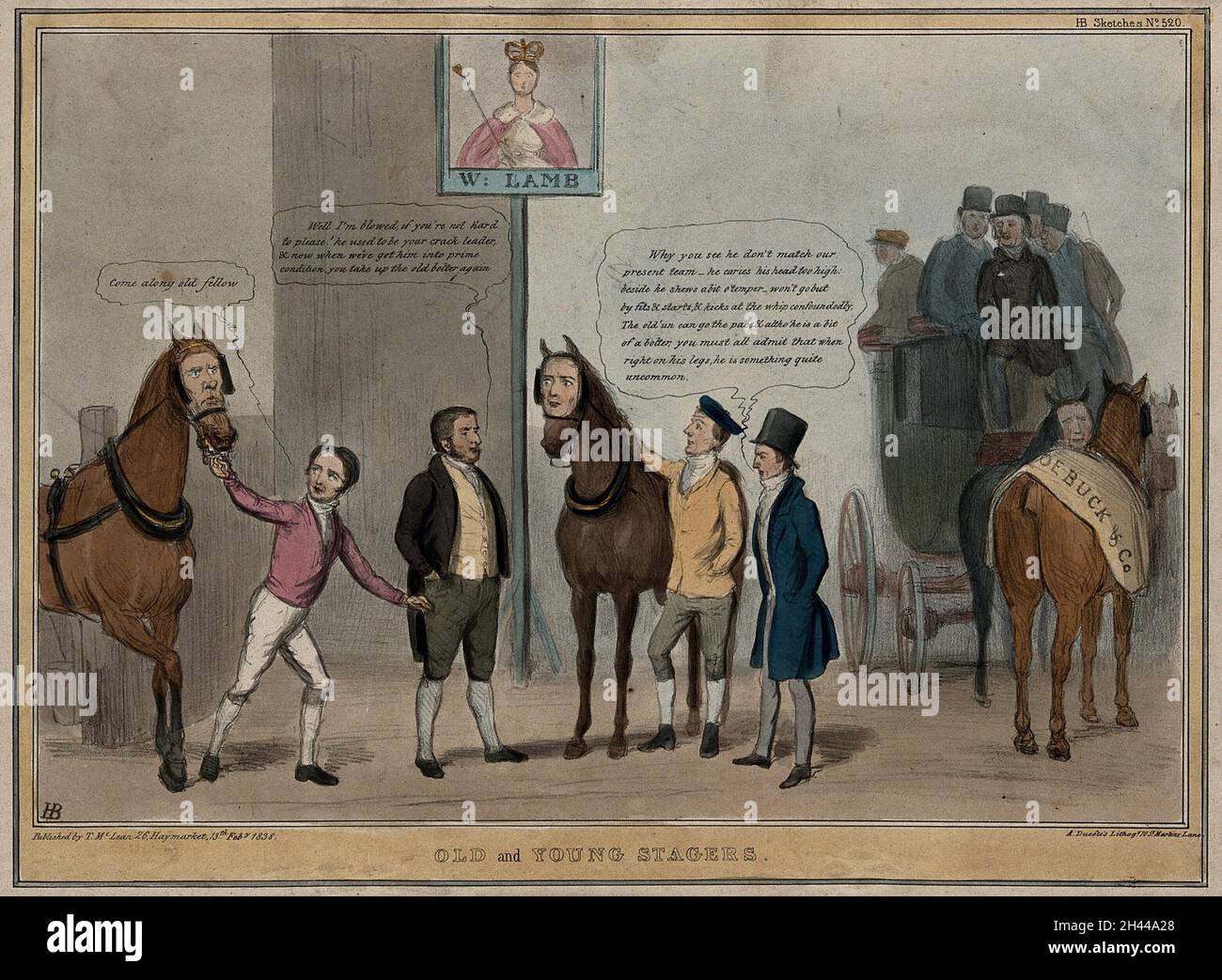 Roebuck attempts to exchange a horse with the head of Lord Durham for ...