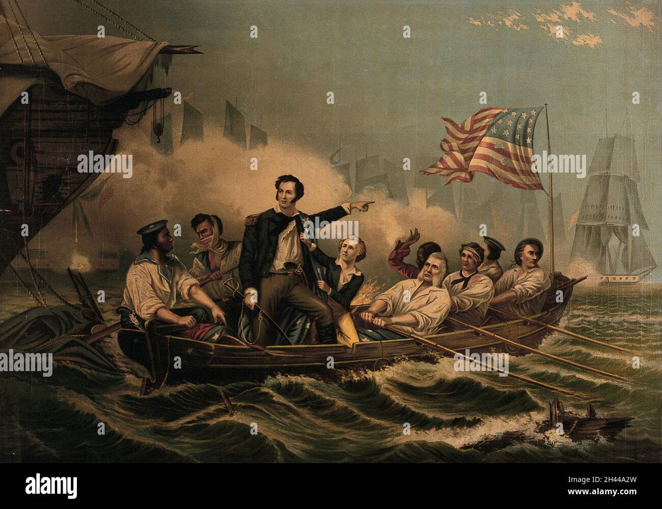 An episode in American naval history: a man in a battle at sea ...