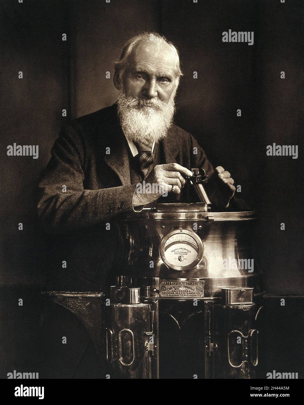 William Thomson, Baron Kelvin. Photograph Stock Photo - Alamy