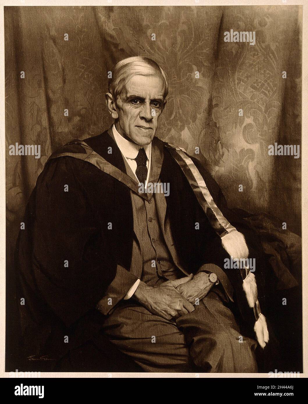 Archibald Young. Photograph of painting by J. Swan Stock Photo - Alamy