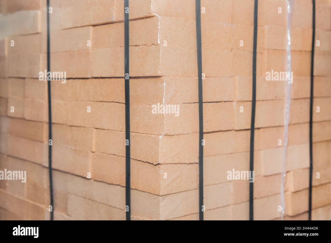 A bunch of refractory bricks, fire-resistant brick blocks Stock Photo ...