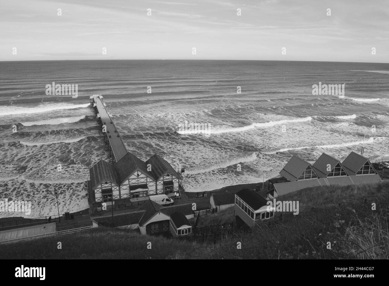 Black and White image looking eastwards from the beautiful, historical ...