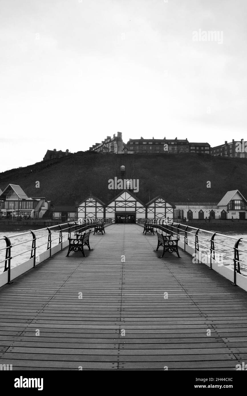 Black and White image looking west from the beautiful, historical ...