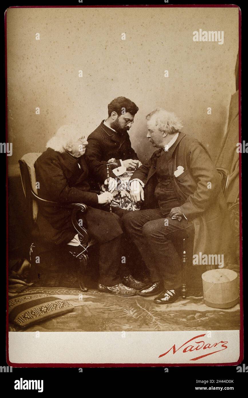 M.E. Chevreul. Photograph by Nadar Stock Photo - Alamy