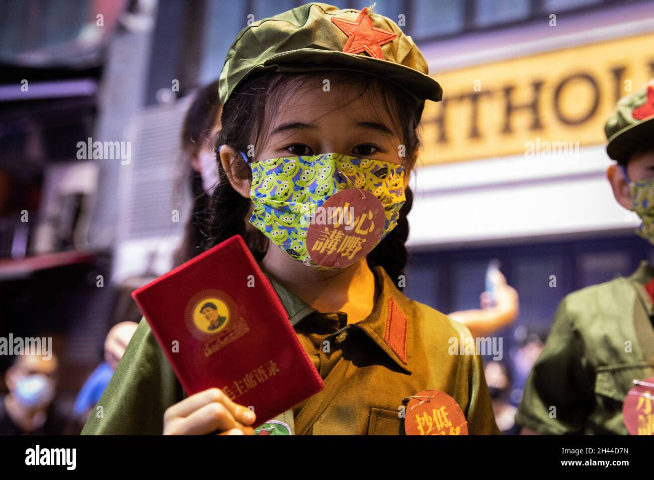 Hong Kong, China. 31st Oct, 2021. Children dressed as Chinese communist ...