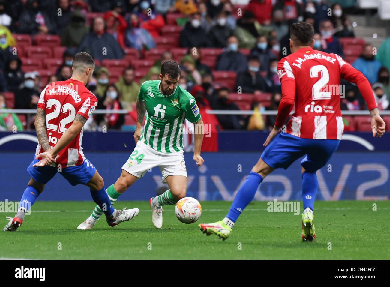 Madrid, Madrid, Spain. 31st Oct, 2021. Aitor Ruibal of Real Betis ...