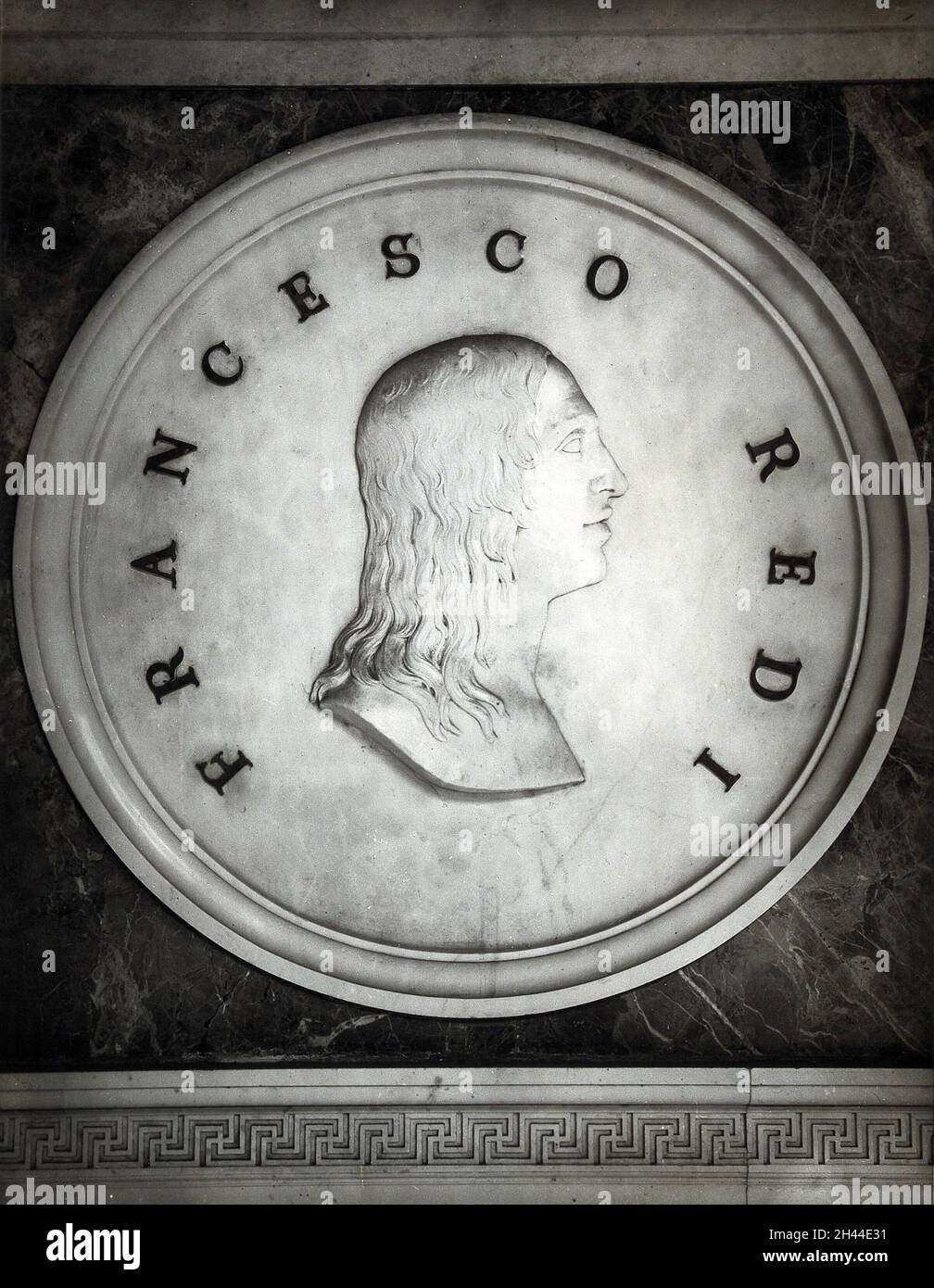 Francesco Redi. Photograph after a bas-relief Stock Photo - Alamy