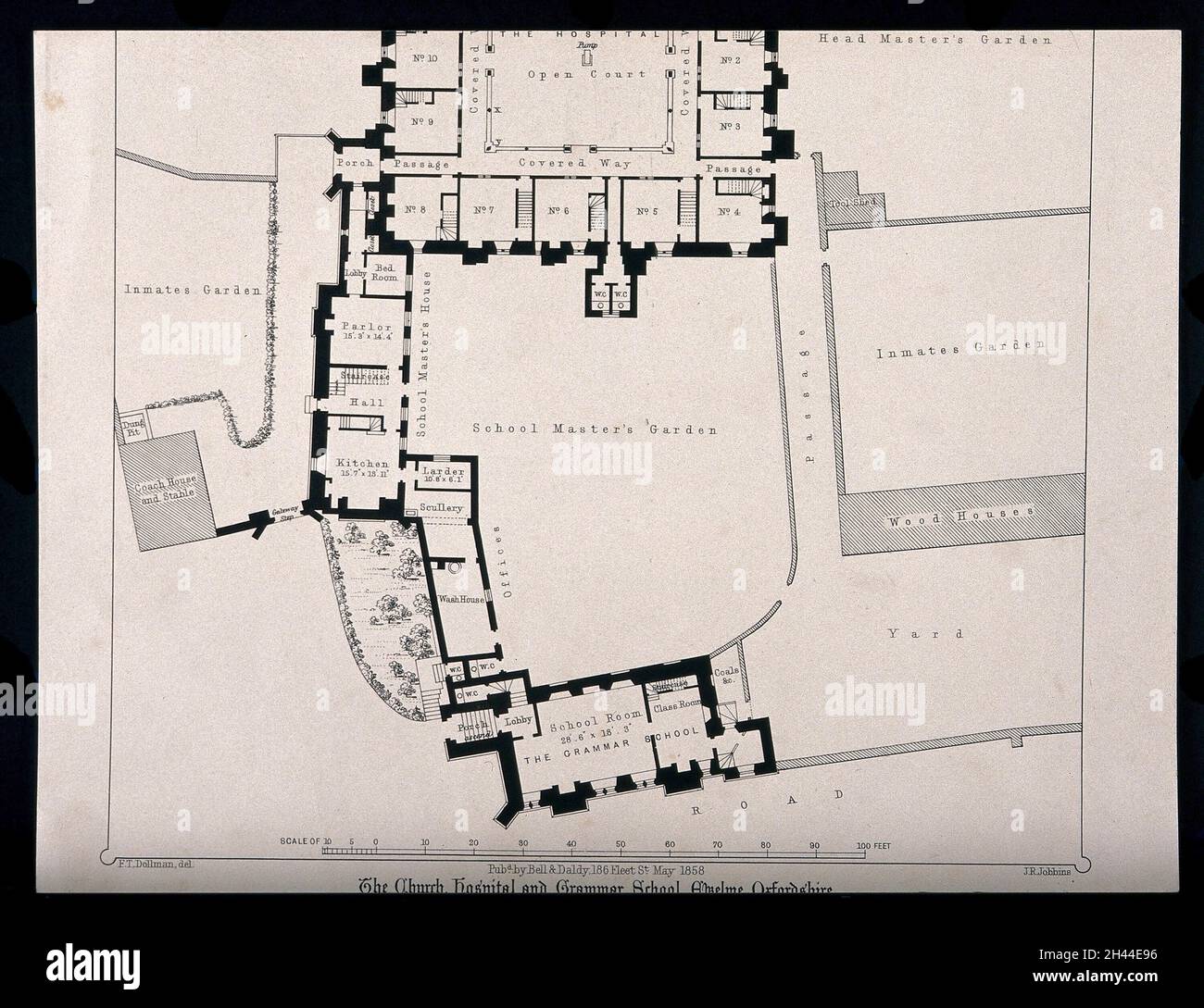 Oxfordshire map hi-res stock photography and images - Alamy