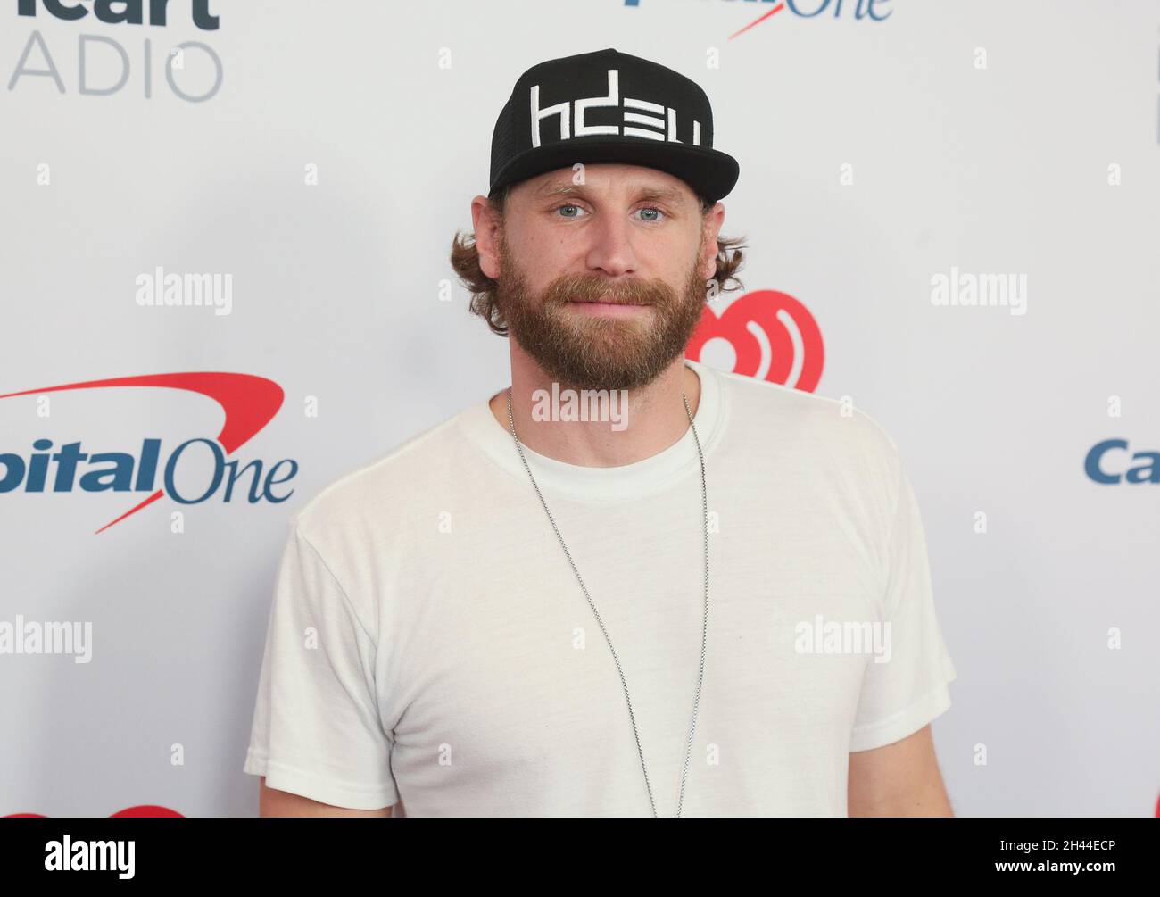 Chase Rice arrives at the iHeartCountry Festival at the Frank Erwin ...