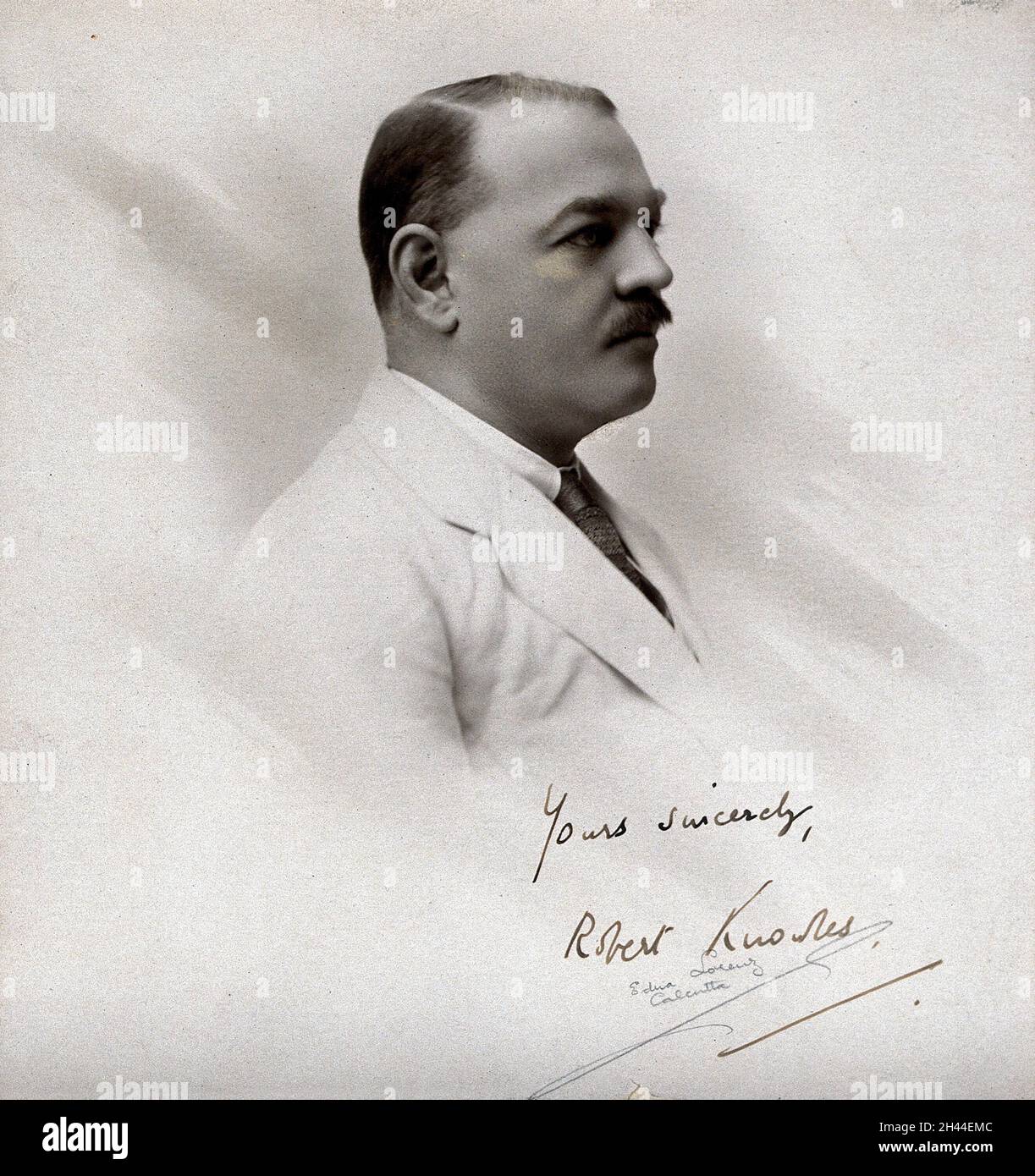 Robert Knowles. Photograph by Edna Lorenz, Calcutta Stock Photo - Alamy