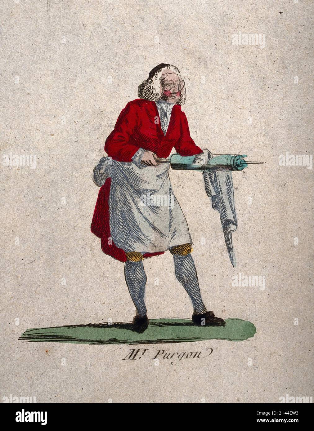 Doctor Purgon, a physician from Molière's play Le malade imaginaire ...