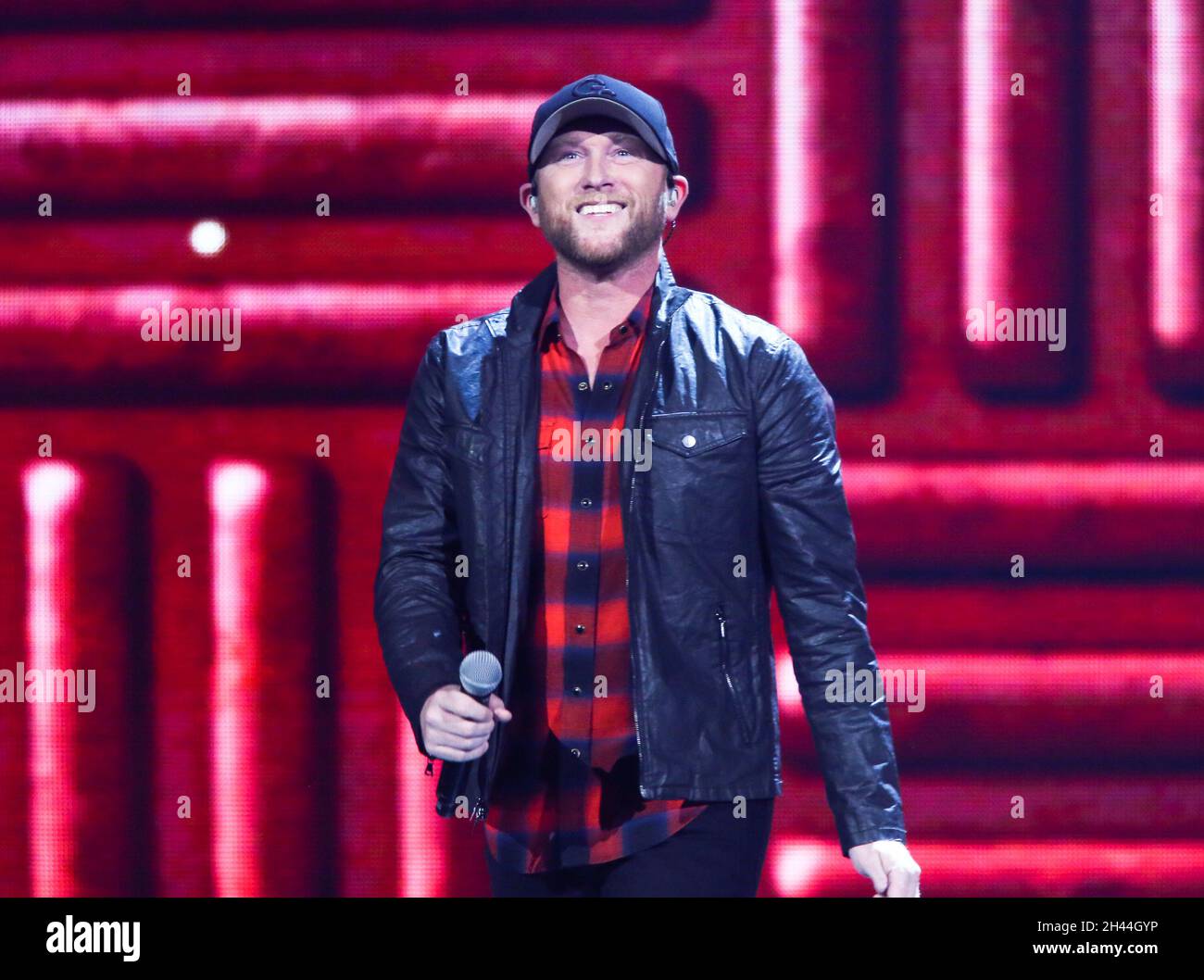 Cole Swindell performs at the iHeartCountry Festival at the Frank Erwin ...