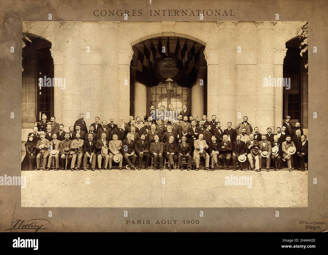 International Congress of Medicine (13th), Paris, 1900: the delegates ...
