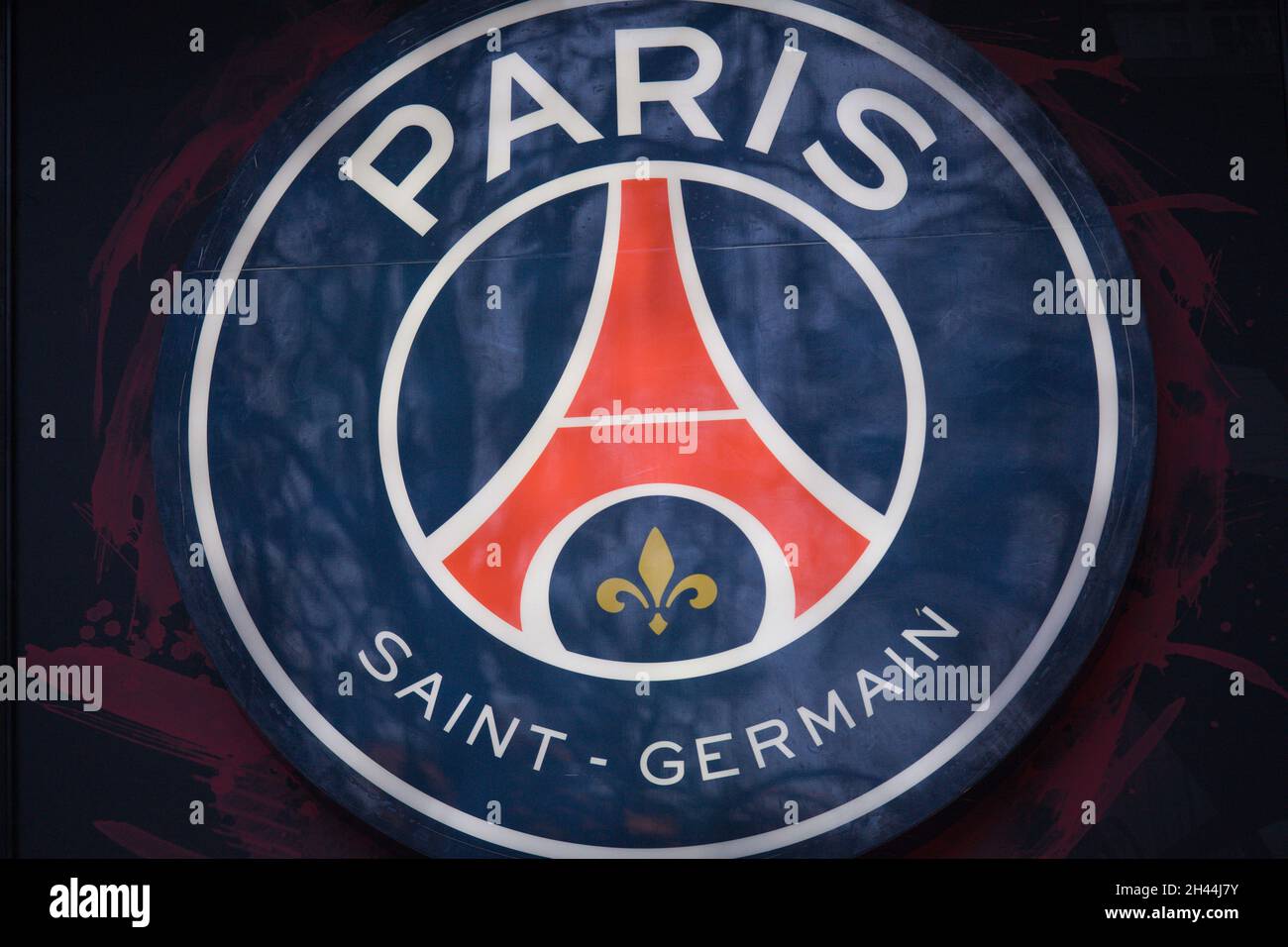 France, Paris, Paris Saint-Germain, football club, emblem Stock Photo ...