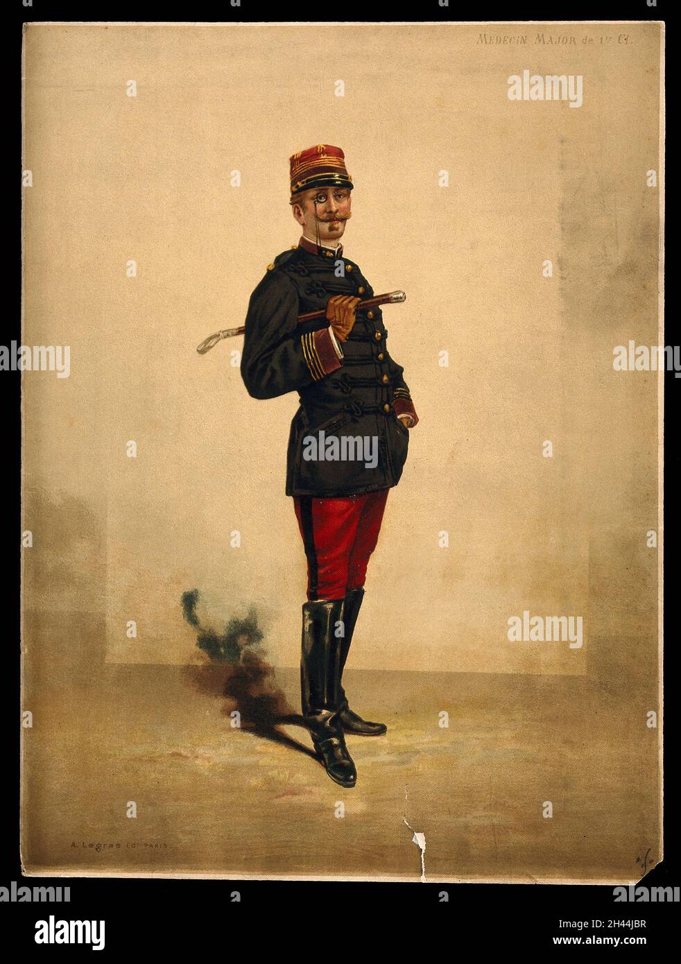 Franco-Prussian War: a French army medical officer (1st class) in his ...