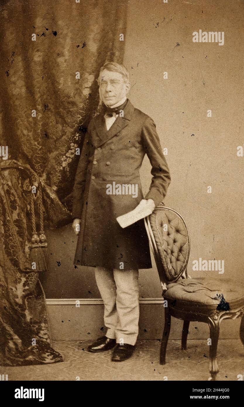Sir George Biddell Airy. Photograph by Maull & Polyblank Stock Photo ...