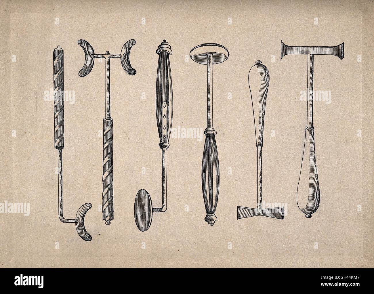 Surgical instruments. Pen and ink drawing, 1850/1910 Stock Photo - Alamy