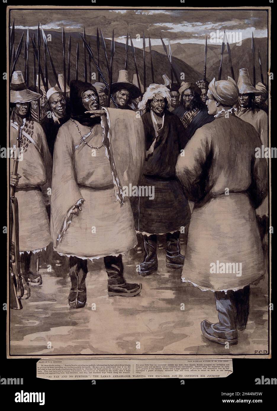 Tibet: Kamba Bombo warns Sven Hedin not to proceed further south ...