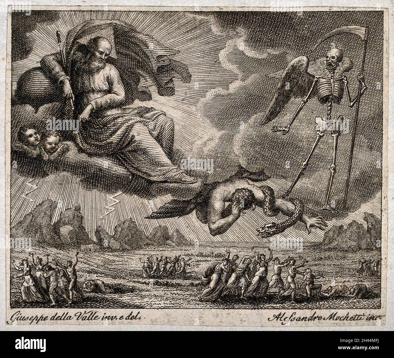 The angel with the serpent hi-res stock photography and images - Alamy