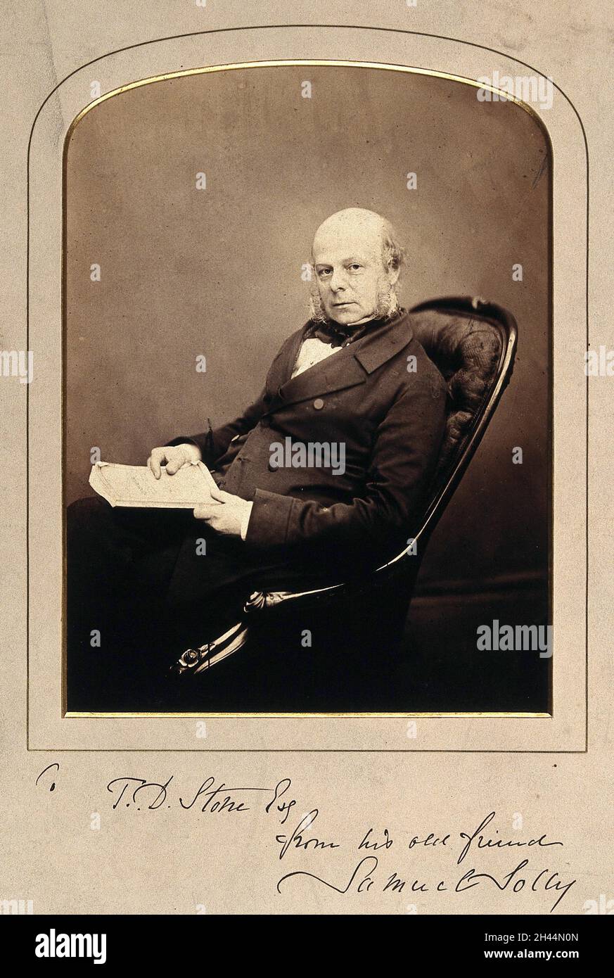Samuel Solly. Photograph Stock Photo - Alamy