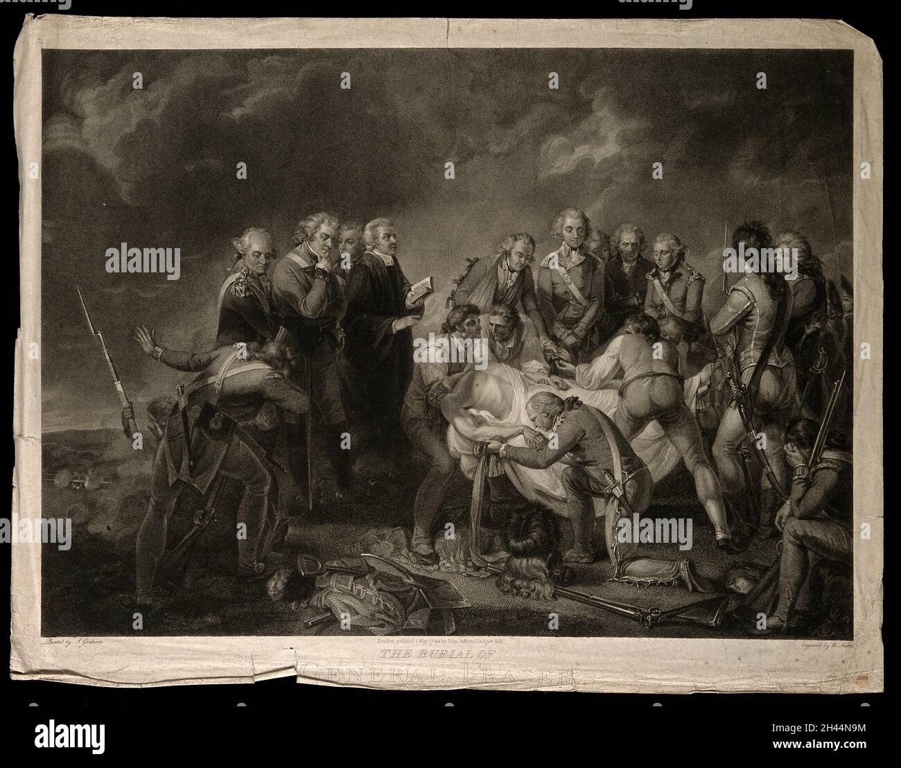 The Death Of General Simon Fraser At The Battle Of Bemis Heights