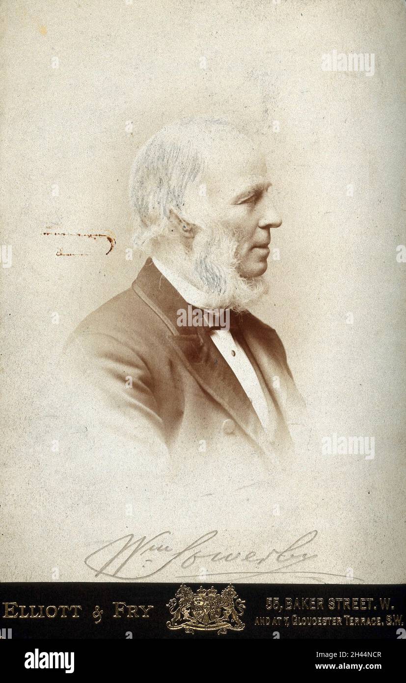 William Sowerby. Photograph by Elliott & Fry Stock Photo - Alamy