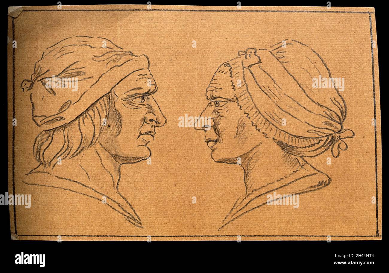 A married couple who have begun physically to resemble each other ...