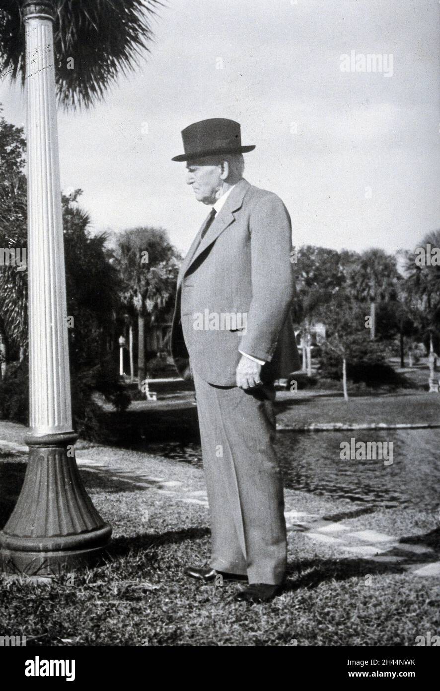 Henry Solomon Wellcome. Photograph Stock Photo - Alamy